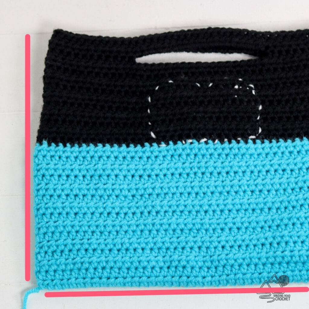Festive Crochet Gift Bag Free Crochet Pattern - Winding Road Crochet