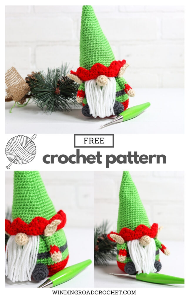Crochet Elf Gnome Free Crochet Pattern - Winding Road Crochet