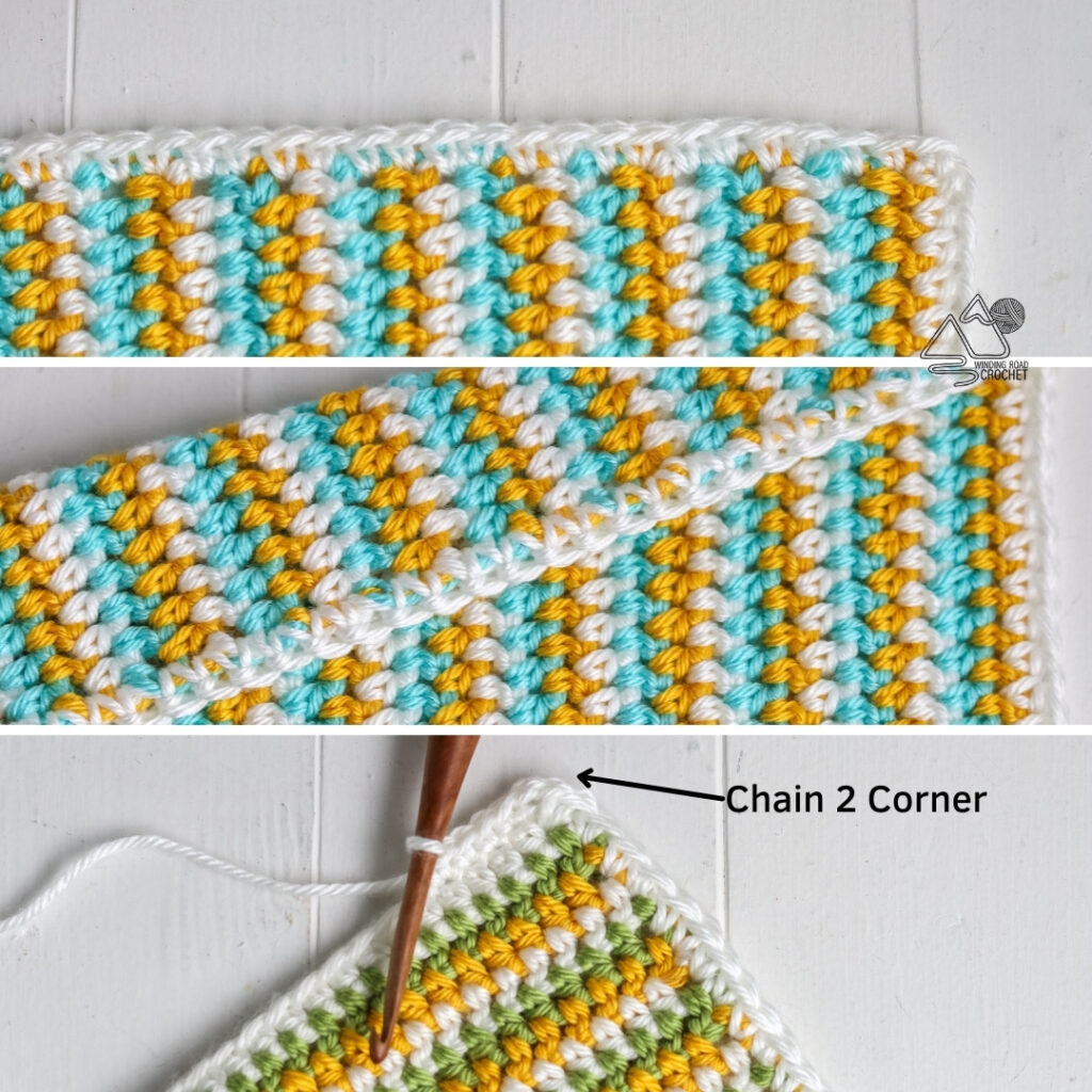 Crochet Striped Afghan Free Pattern with Video Tutorial - Winding Road ...