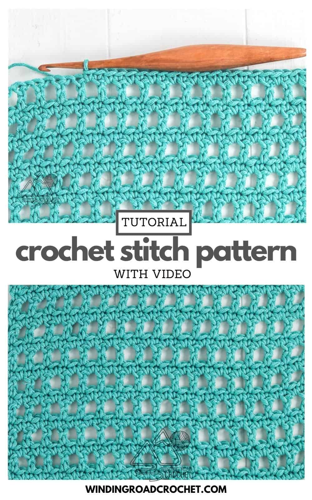 Colosseum Stitch Crochet Free Pattern and Video Tutorial - Winding Road ...