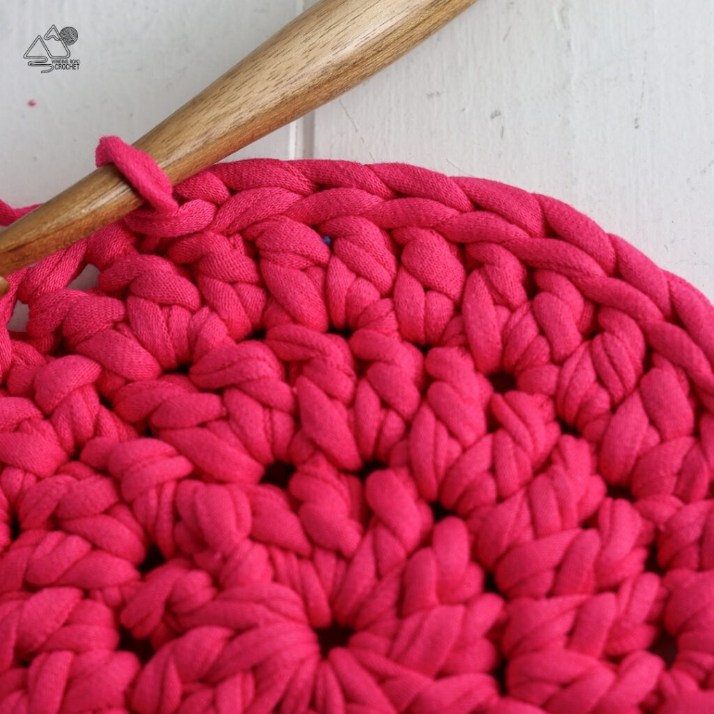 T-Shirt Yarn Crochet Patterns Free Tutorial - Winding Road Crochet