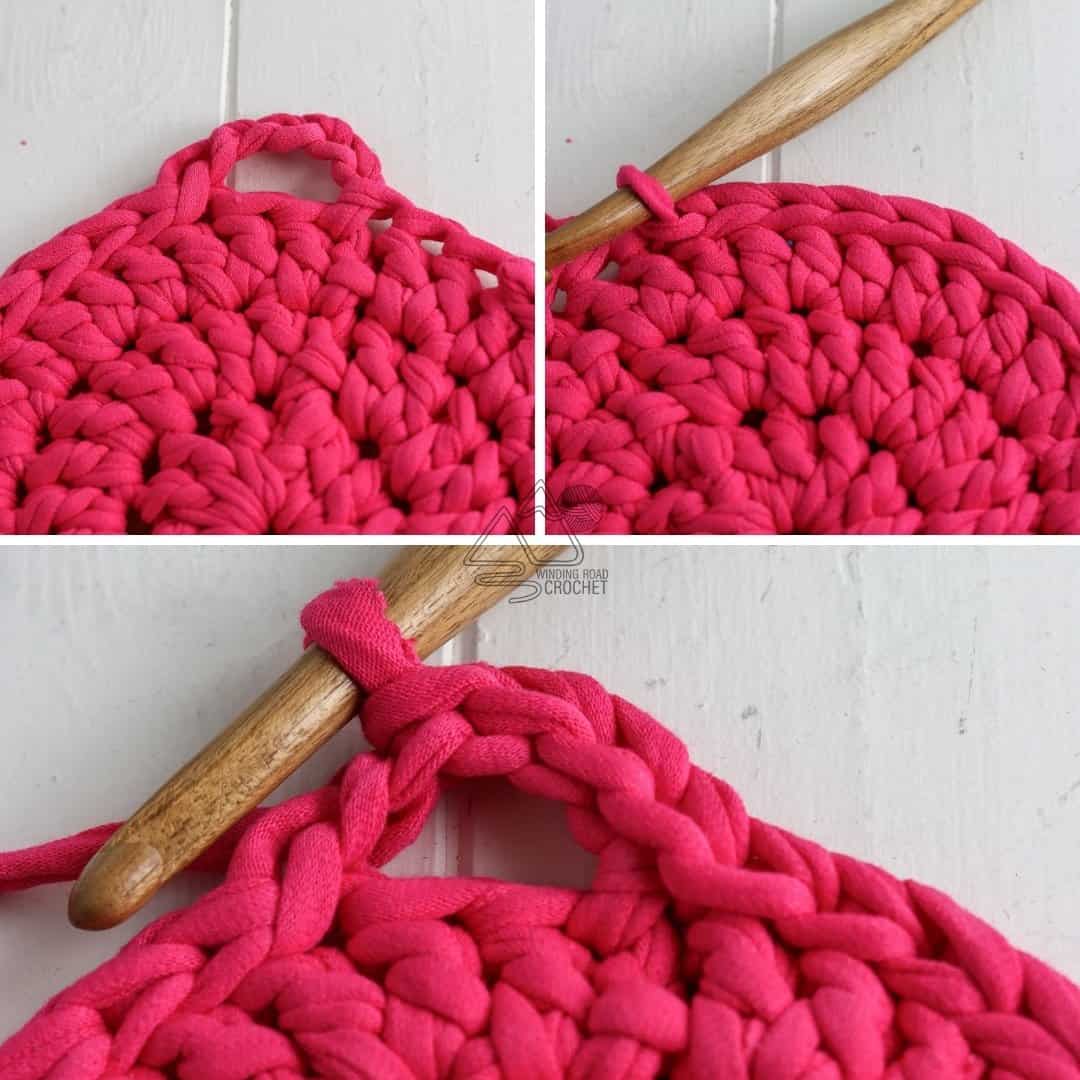 Crochet T-shirt Trivet Free Pattern and Video Tutorial - Winding Road ...