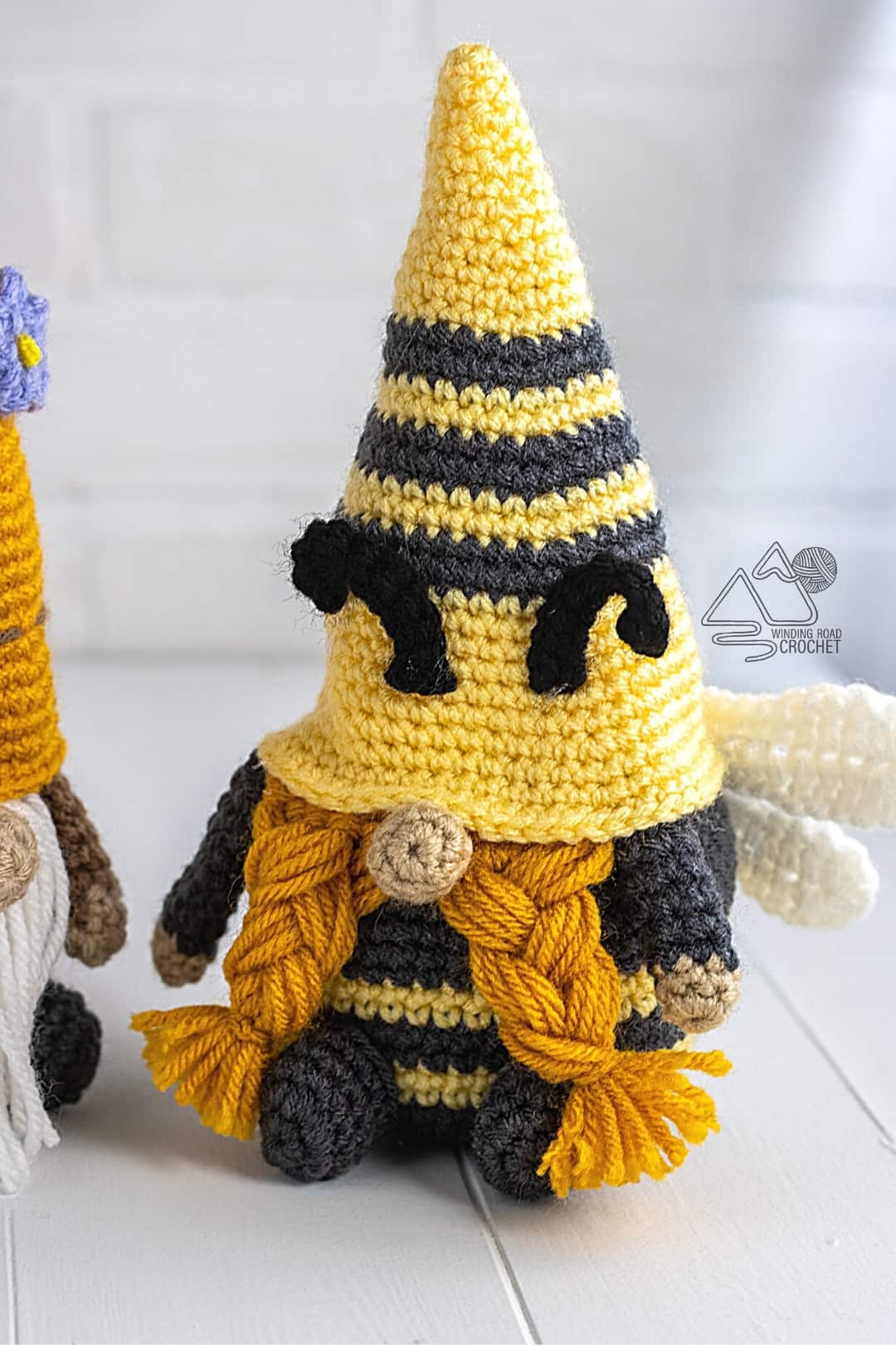 Crochet Bumblebee Gnome Free Crochet Pattern - Winding Road Crochet