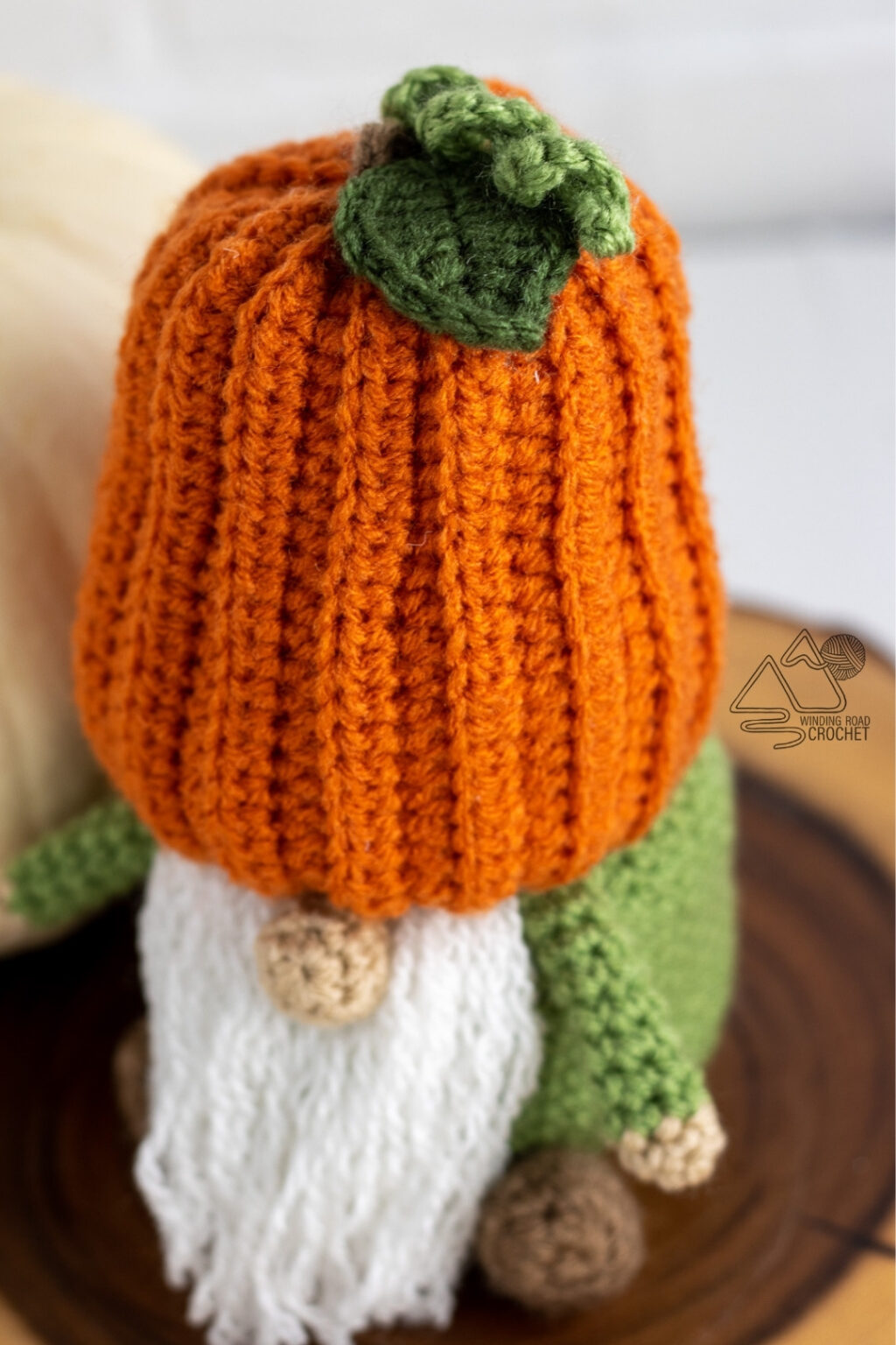 Crochet Pumpkin Gnome Free Crochet Pattern - Winding Road Crochet