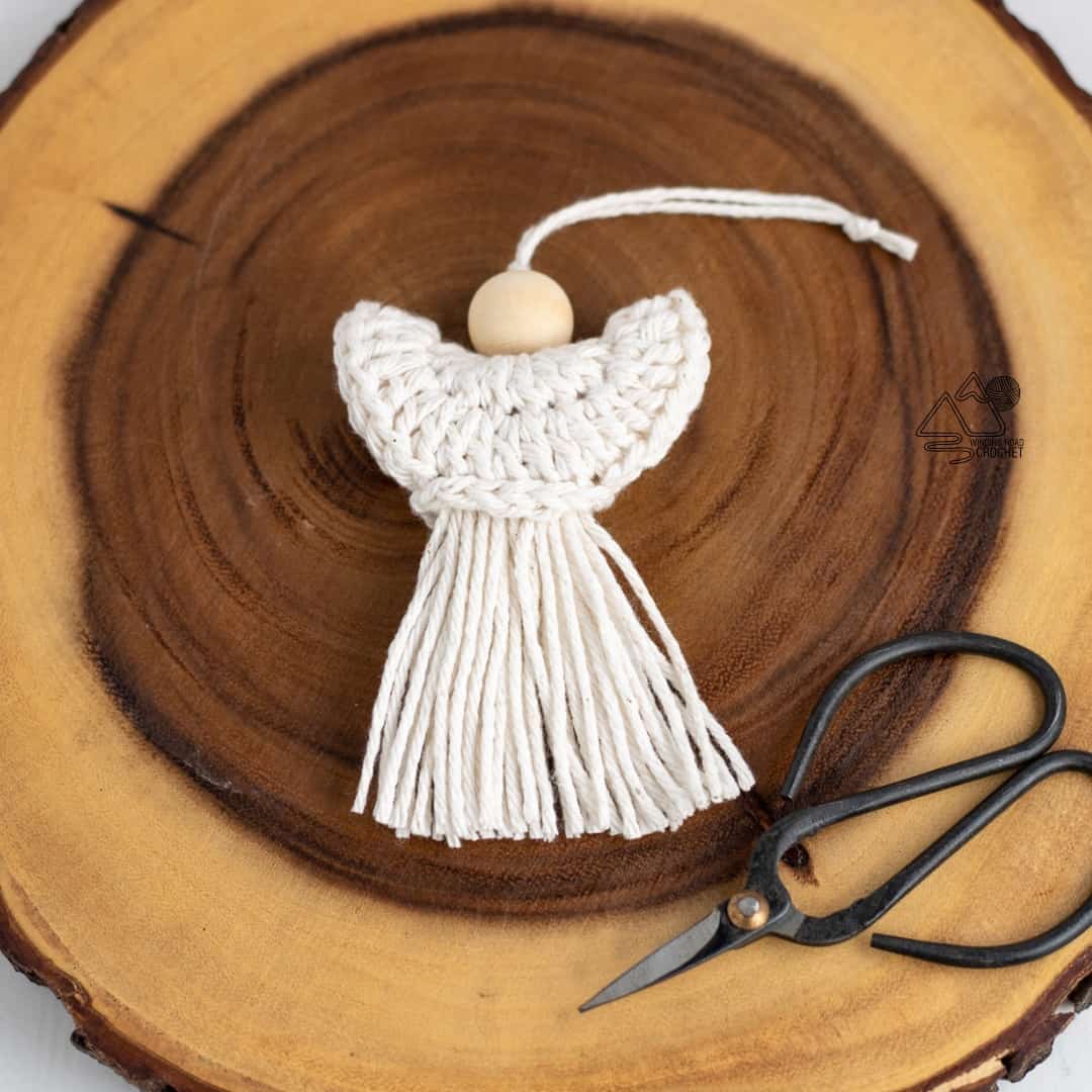 Crochet Angel Ornament Free Pattern and Video Tutorial - Winding Road ...