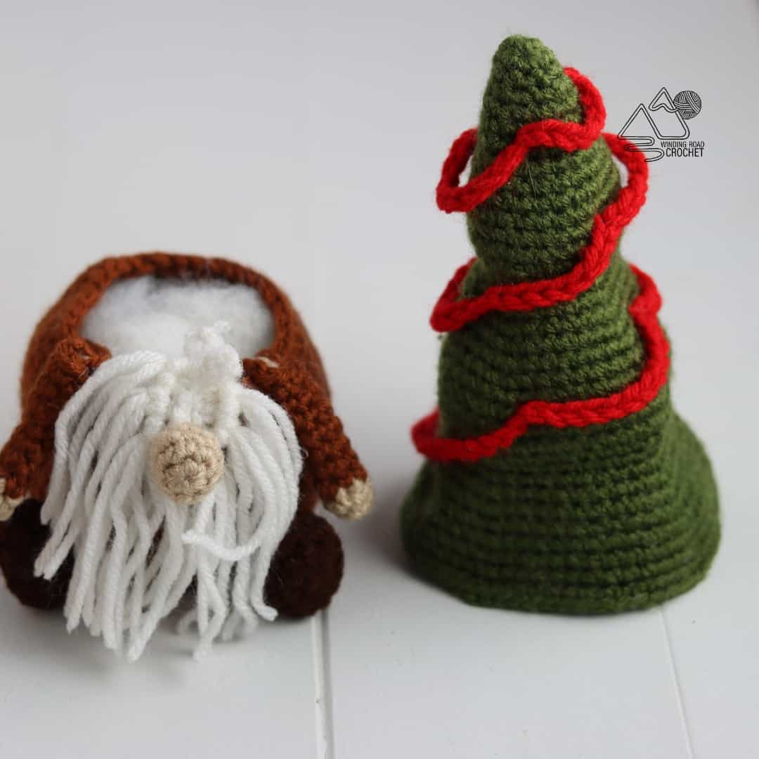 Crochet Christmas Tree Gnome Free Crochet Pattern - Winding Road Crochet