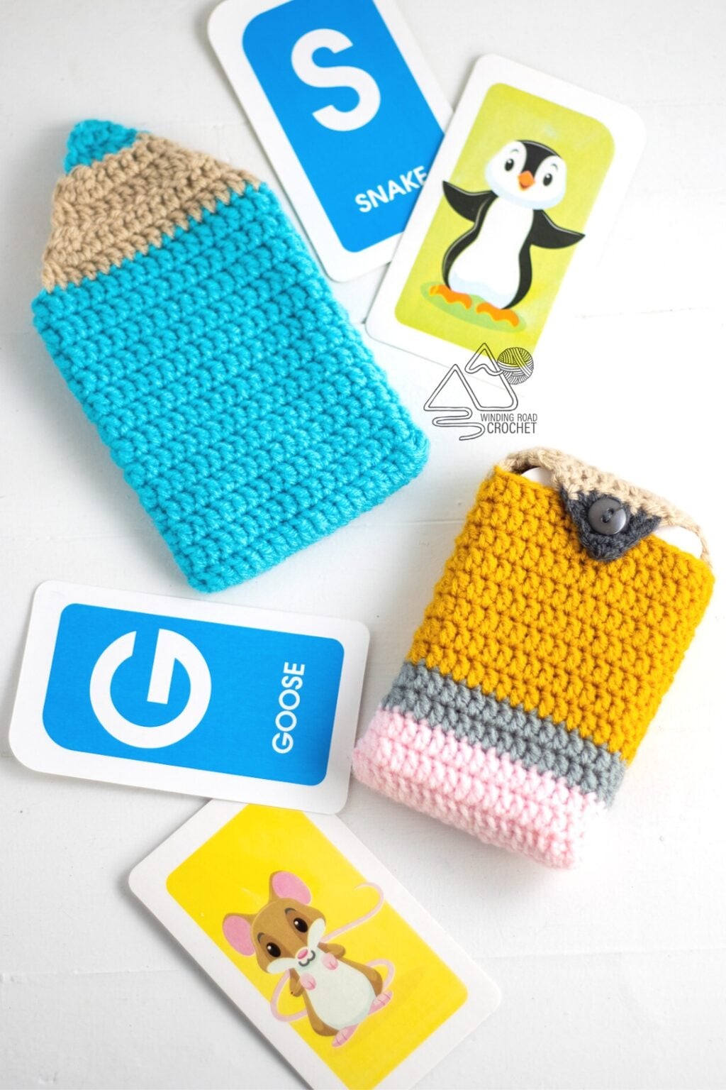 Crochet Pencil Pouch Free Pattern and Video Tutorial - Winding Road Crochet