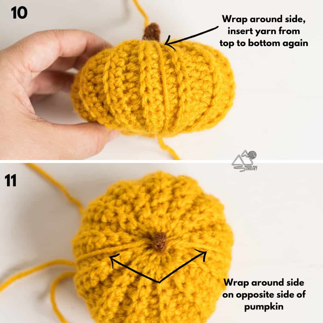 Modern Crochet Pumpkin Free Pattern and Video Tutorial - Winding Road ...