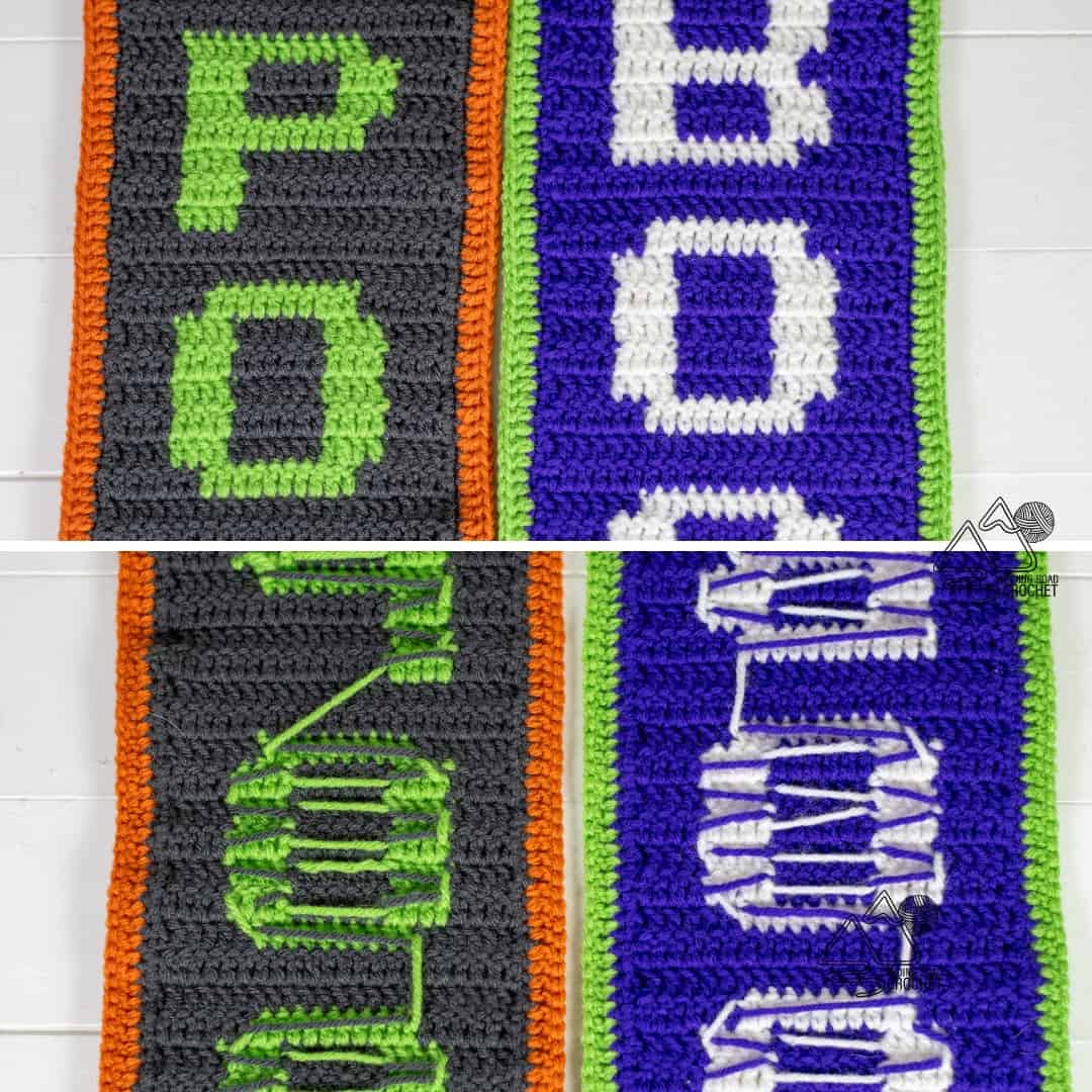 Halloween Crochet Banners Free Pattern - Winding Road Crochet