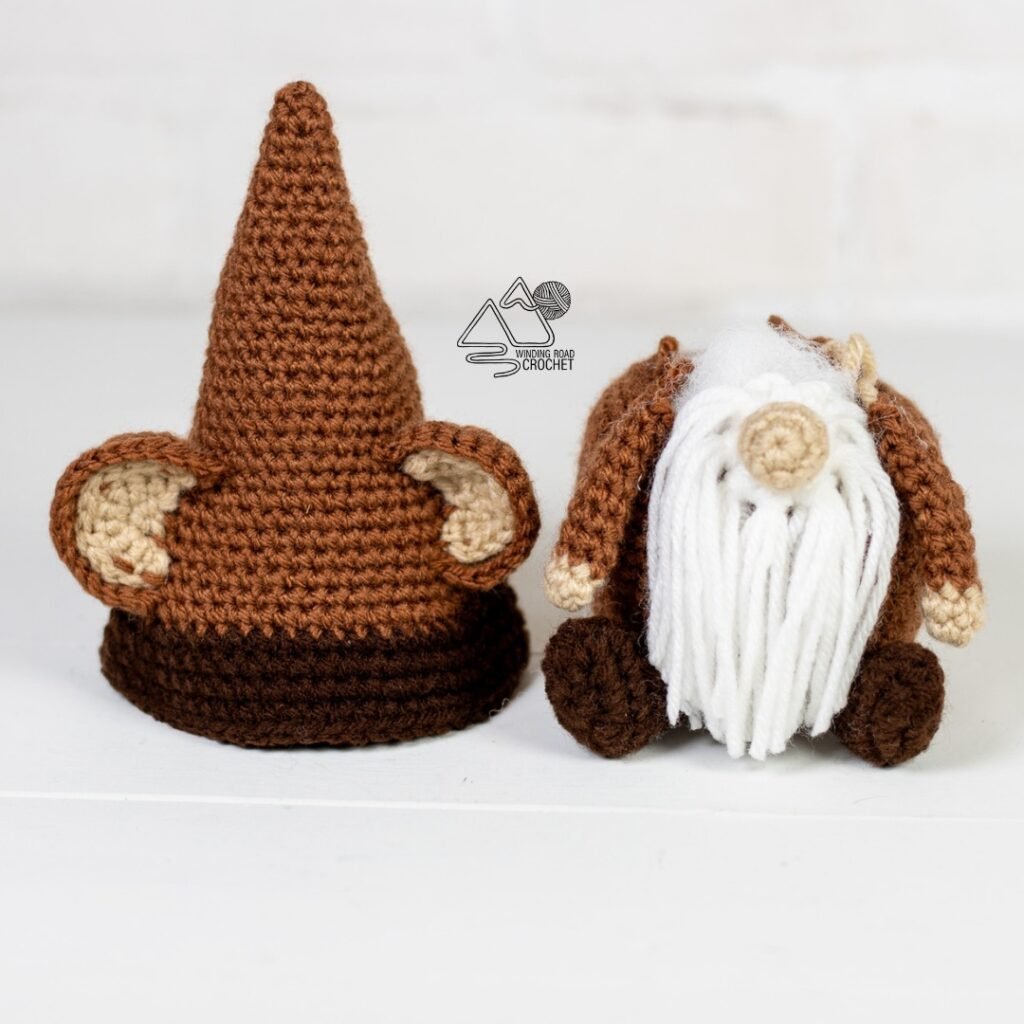 Crochet Bear Gnome Free Crochet Pattern - Winding Road Crochet