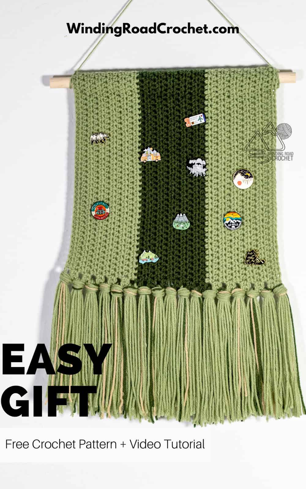 Crochet Pin Banner for Collectors: Free Pattern and Video Tutorial ...