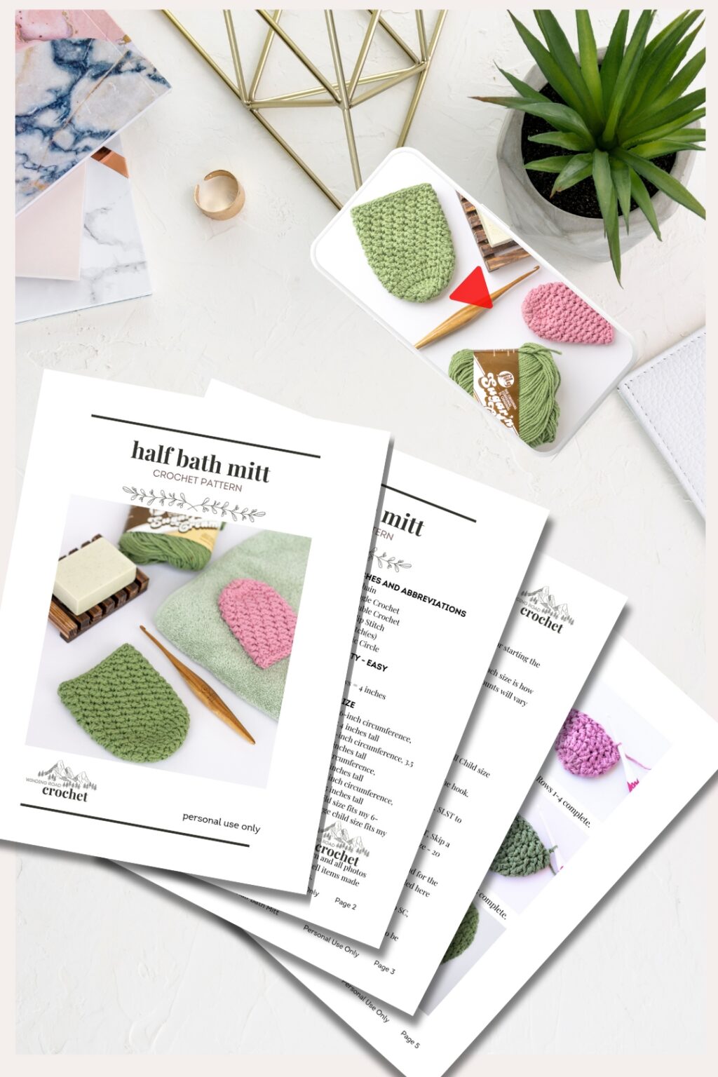 How to Crochet a Bath Mitt: Free Pattern and Video for Beginners ...