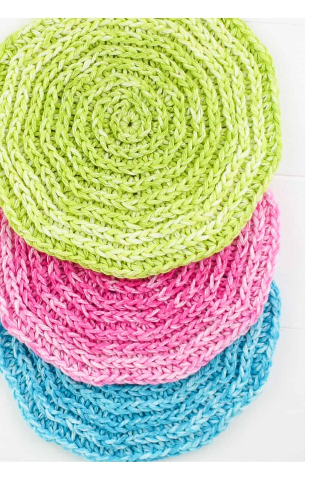 Quick Washcloth Free Crochet Pattern + Video - Winding Road Crochet