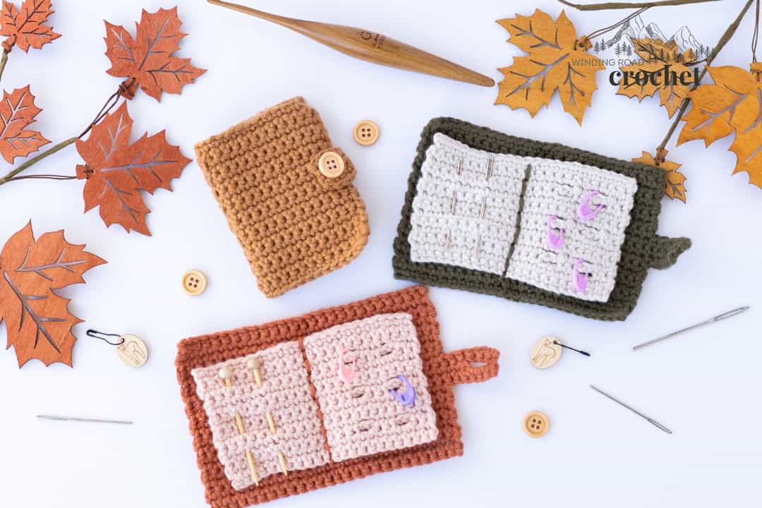 Quick, Easy Pattern: Create a Simple Crochet Needle Book - Winding Road ...