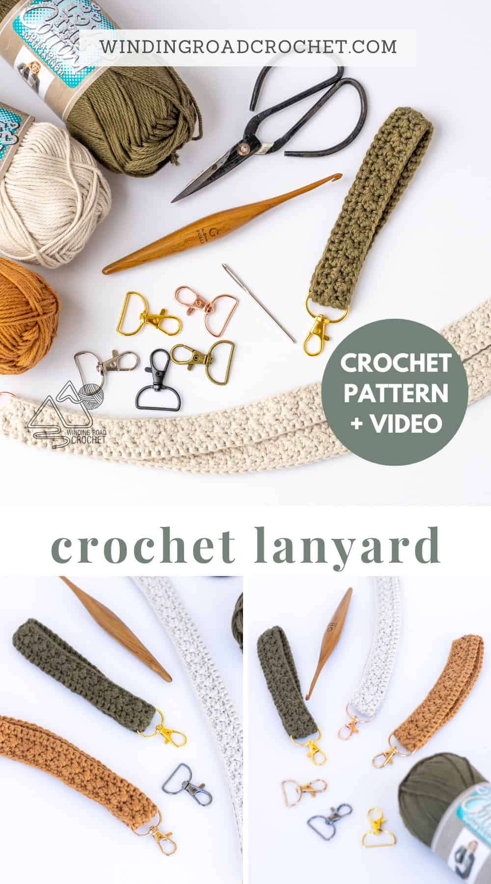 Elevate Your Accessories: Quick Crochet Lanyard Pattern + Video ...