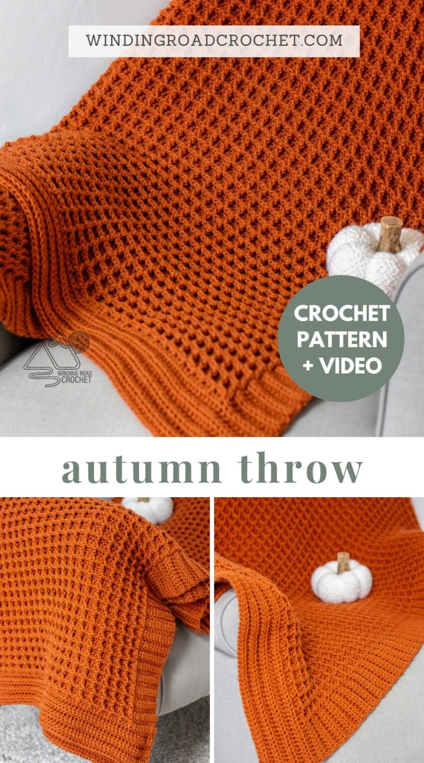 Step-by-Step Video Tutorial: The Perfect Fall Crochet Blanket - Winding ...